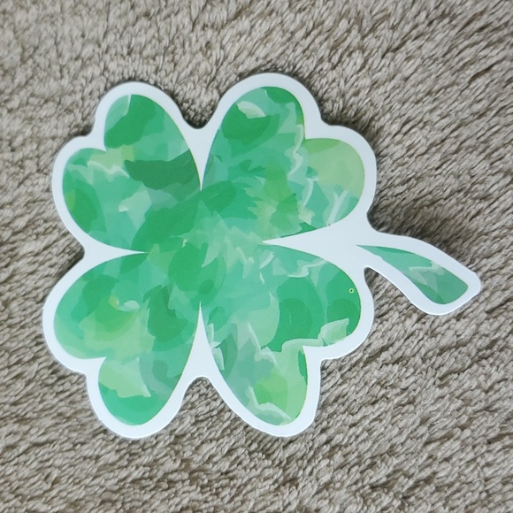 Source Unknown | Other | 4 Leaf Clover Sticker | Poshmark